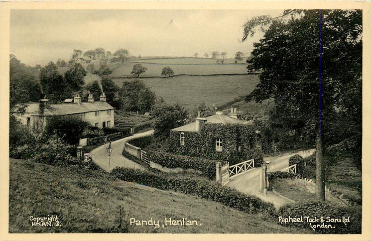 Henllan Wales View Of Pandy OLD PHOTO | eBay