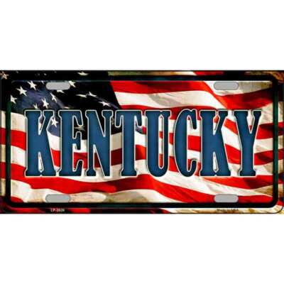 Kentucky Metal Novelty License Plate Tag LP-3628 | eBay