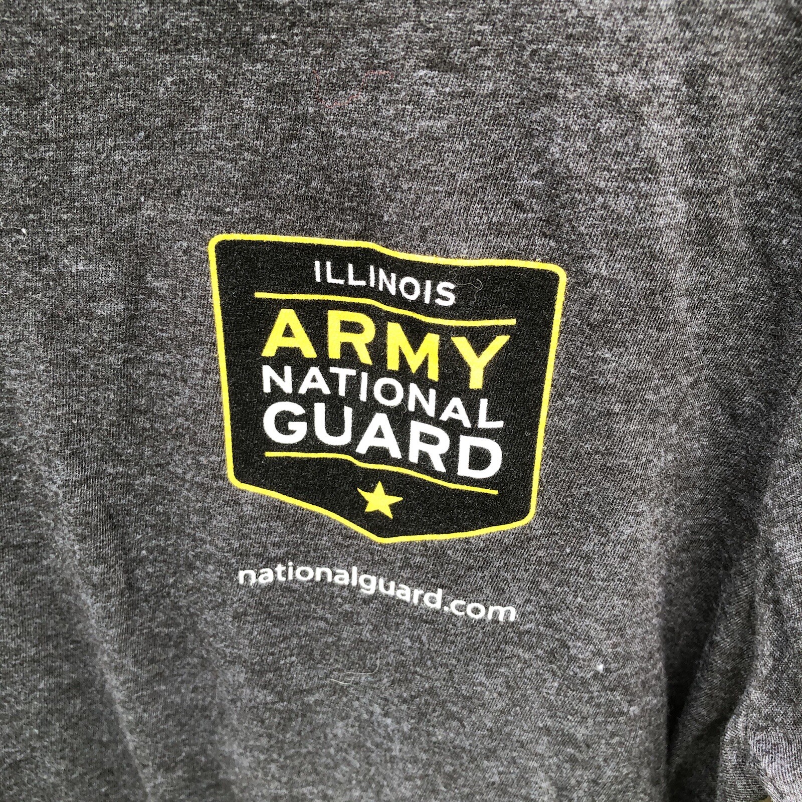 Illinois National Guard T-Shirt Medium Short Sleeve United States ...