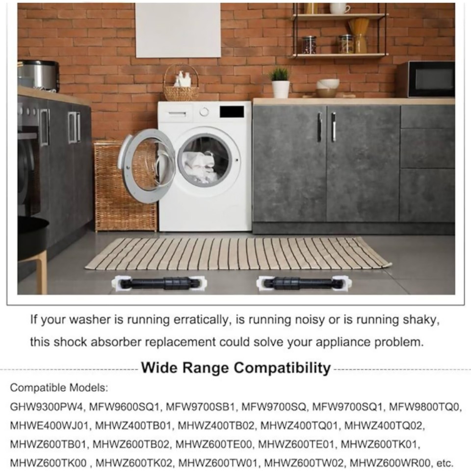 High-strength Material 4pcs Washer Shock Absorber Replacement For ...