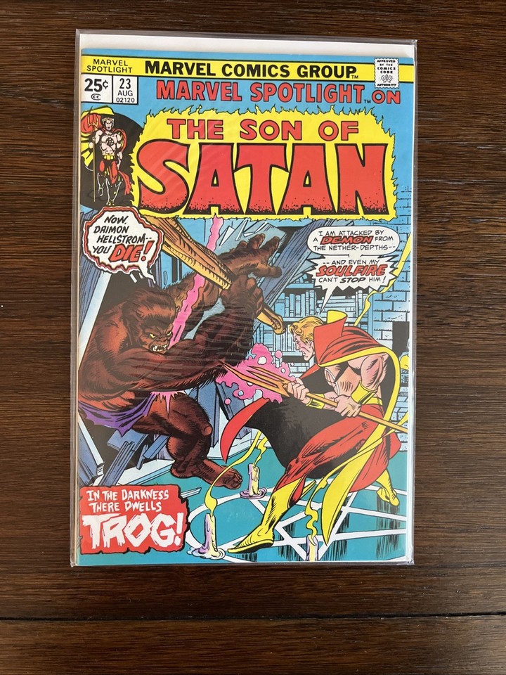MARVEL SPOTLIGHT The Son of Satan #13 thru 17 BRONZE AGE COMIC LOT | eBay