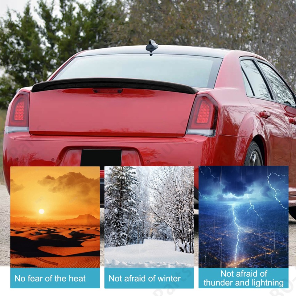 Trunk Rear Spoiler Wing OE Style Gloss Black For Chrysler 300 300S 300C ...