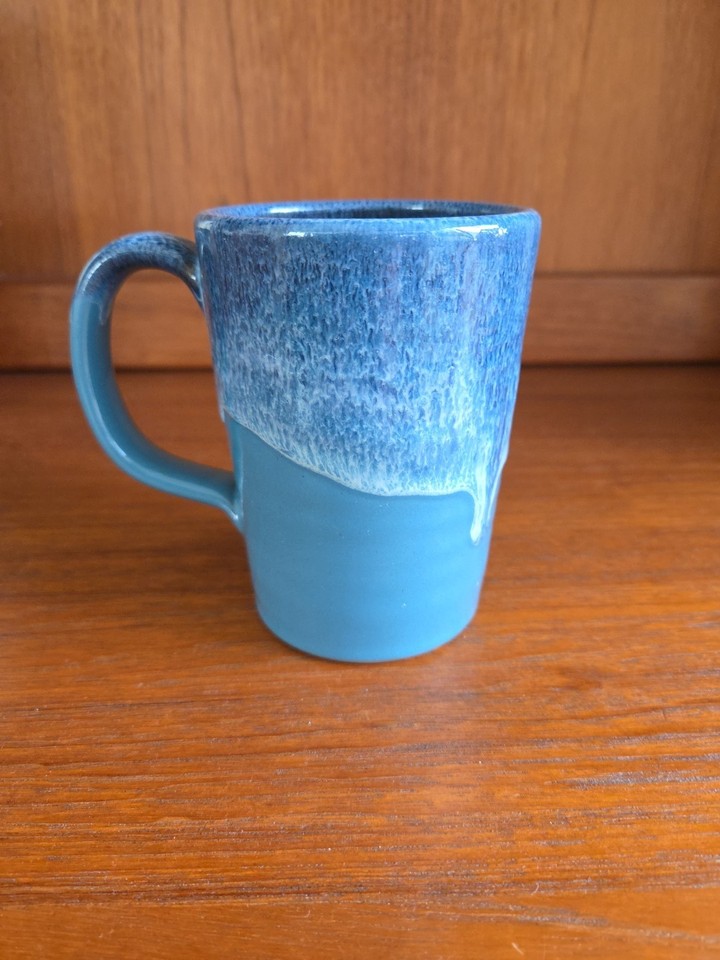 Deneen Pottery Mug Bryce Canyon National Park Blue /Teal Drip Glaze USA ...