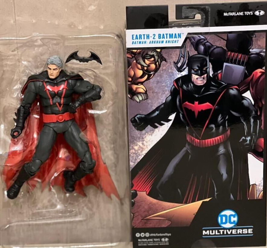DC Multiverse EARTH-2 Batman CUSTOM UNMASKED Thomas Wayne Action Figure ...
