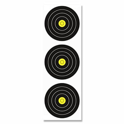 JVD 20cm Field Target Faces Waxed Paper FITA/WA Approved 3 Spots per ...
