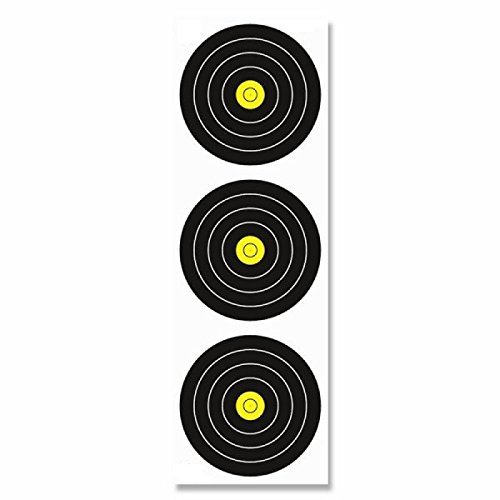 JVD 20cm Field Target Faces Waxed Paper FITA/WA Approved 3 Spots per ...