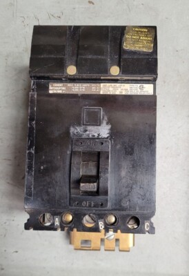 Square D FA34100 100 Amp - 3 Pole - 480 V Molded Case Circuit Breakers ...