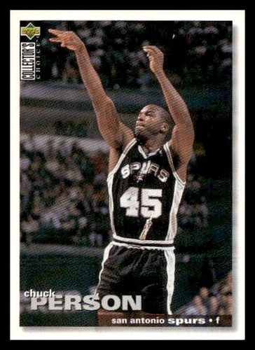 1995 Collector's Choice #92 Chuck Person San Antonio Spurs Basketball ...