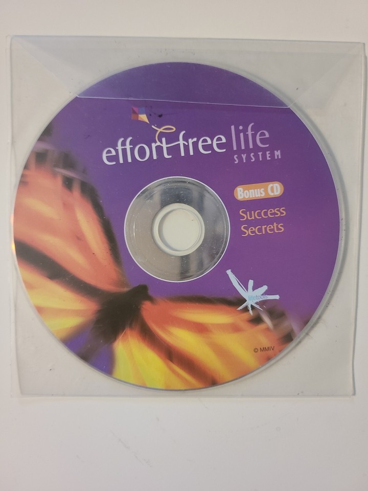 Lot of 2 CD's EFFORT-FREE LIFE Success Secrets + EFFORT-FREE CLUB Issue ...