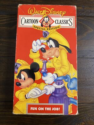 Walt Disney Cartoon Classics Special Edition - Fun on the Job (VHS ...