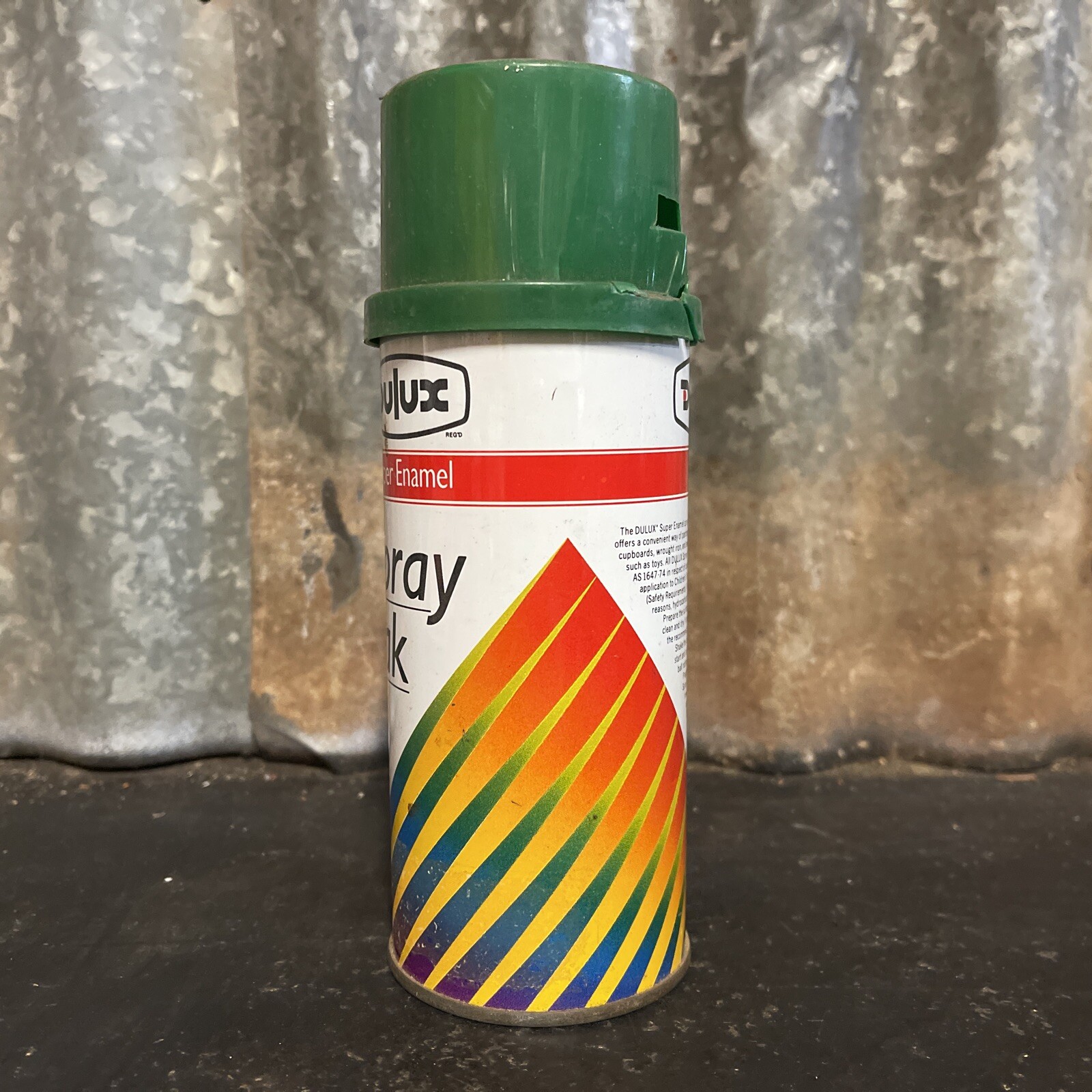 Dulux Green Spray Pak 1980’s Vintage Australian Spray Paint Tin Can ...