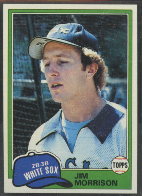 1981 Topps #323 Jim Morrison Chicago White Sox | eBay