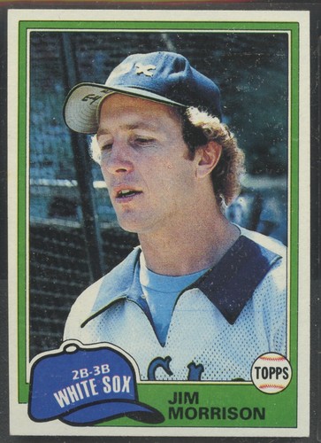 1981 Topps #323 Jim Morrison Chicago White Sox | eBay