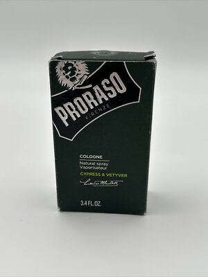 Proraso Eau de Cologne Cypress & Vetyver Natural spray 100 ml | eBay.de