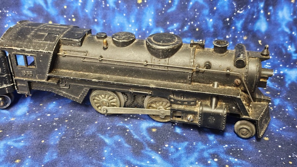 Marx O Gauge New York Central 2-4-2 Steam Locomotive 666 w Smoke Fits ...