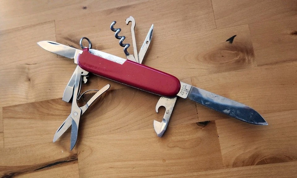 Victorinox Climber Swiss Army Knife Red 91mm Multi-Tool - Great 892 | eBay