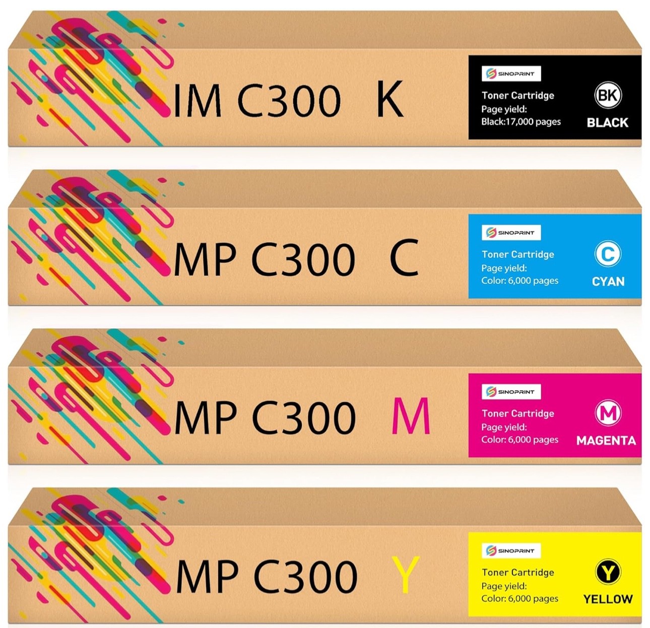 IM C300 IM C400 Toner Cartridge Replacemnt for Ricoh 842378 842379 ...