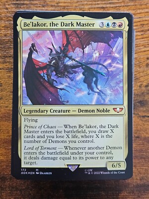 Custom Commander Deck ~ Demons ~ Be'lakor, the Dark Master ~ 100 Card ...