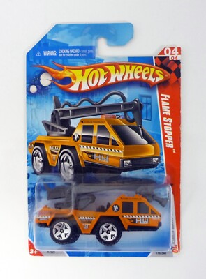 Hot Wheels Flame Stopper #176/240 Race World Movie 04/04 Orange DieCast ...