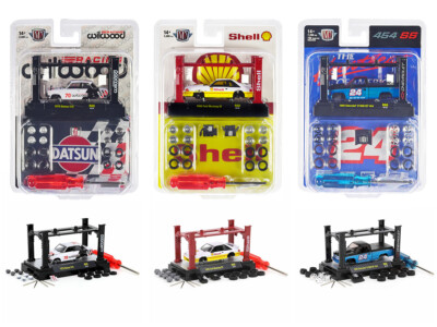 M2 Machines Model Kit Release 60, 3 Piece Car Set 1/64 Diecast Models ...