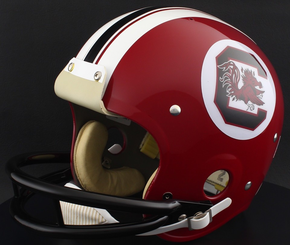 SOUTH CAROLINA GAMECOCKS 1983 Riddell TK style VINTAGE Football Helmet ...