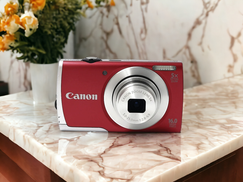 Red Canon Powershot A2500 HD - 16MP, 5x Zoom, Excellent Condition | eBay