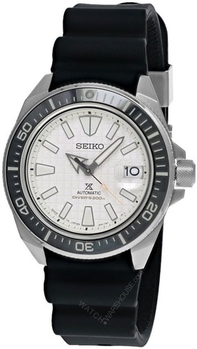 SEIKO Prospex AUTO Diver 44MM White Dial Men's Watch SRPE37 | eBay