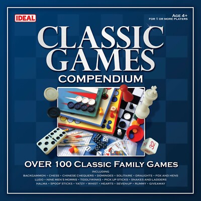 Classic Games Compendium by IDEAL - Over 100 Timeless Family Games ...