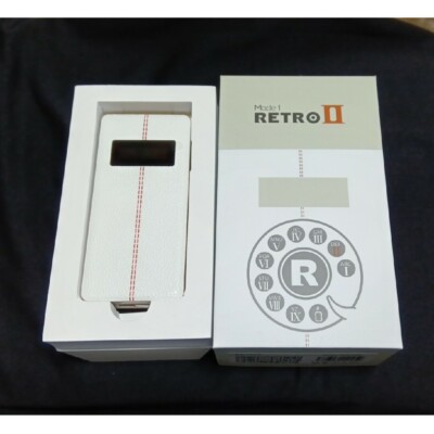 FREETEL MODE 1 RETRO II 2 MD-06P White Android Flip Phone SIM Free From ...