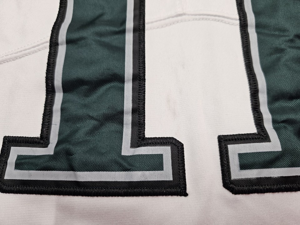 Carson Wentz Philadelphia Eagles NFL #11 Jersey Size L Nike 100 Year ...