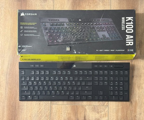 Corsair K100 AIR Wireless RGB Mechanical Gaming Keyboard - Ultra-Thin ...