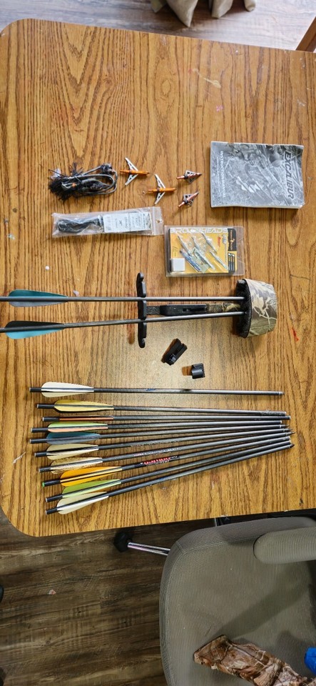 Excalibur Vortex Crossbow, with a few extra arrows and tips and strings ...