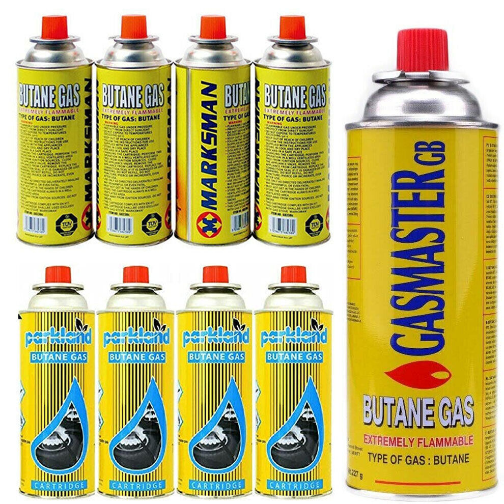 Butane Gas Bottles Canisters for Portable Stoves Cookers Grill Heaters ...
