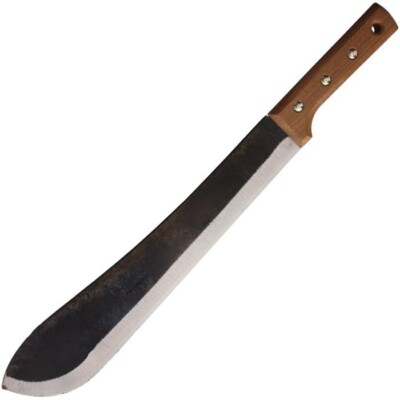 Angelo B Machete Fixed 14.25" Manganese Spring Steel Full Tang Blade ...