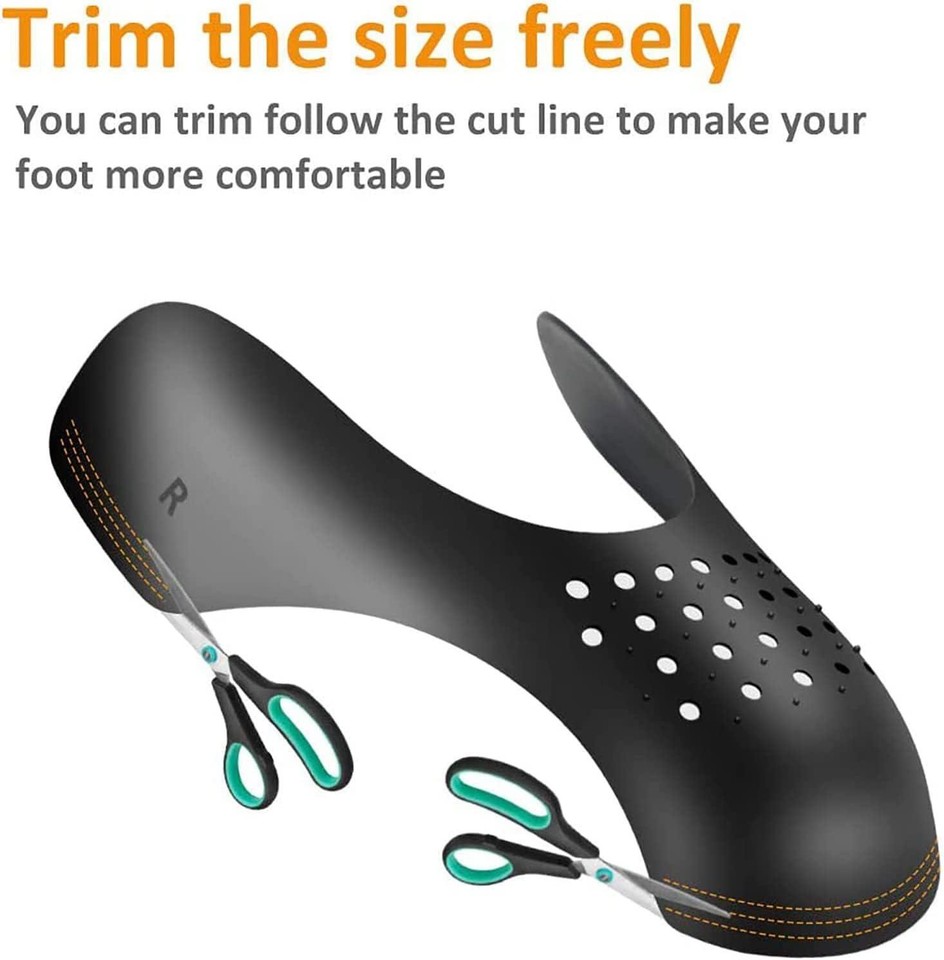 6 Pairs Shoe Crease Protectors for Air Force 1 & Jordan 1, White+black ...