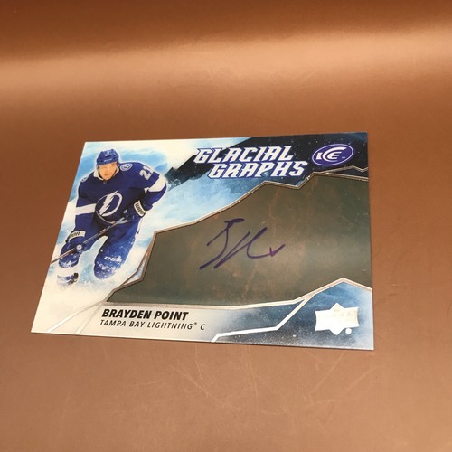 2019-20 Upper Deck Ice Brayden Point Glacial Graphs Auto #GG-BP ...
