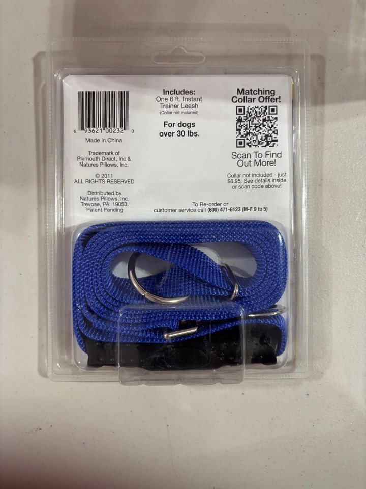 Instant Trainer Dog Leash Trains Dogs 30 Lbs Stop Pulling As Seen On Tv ...