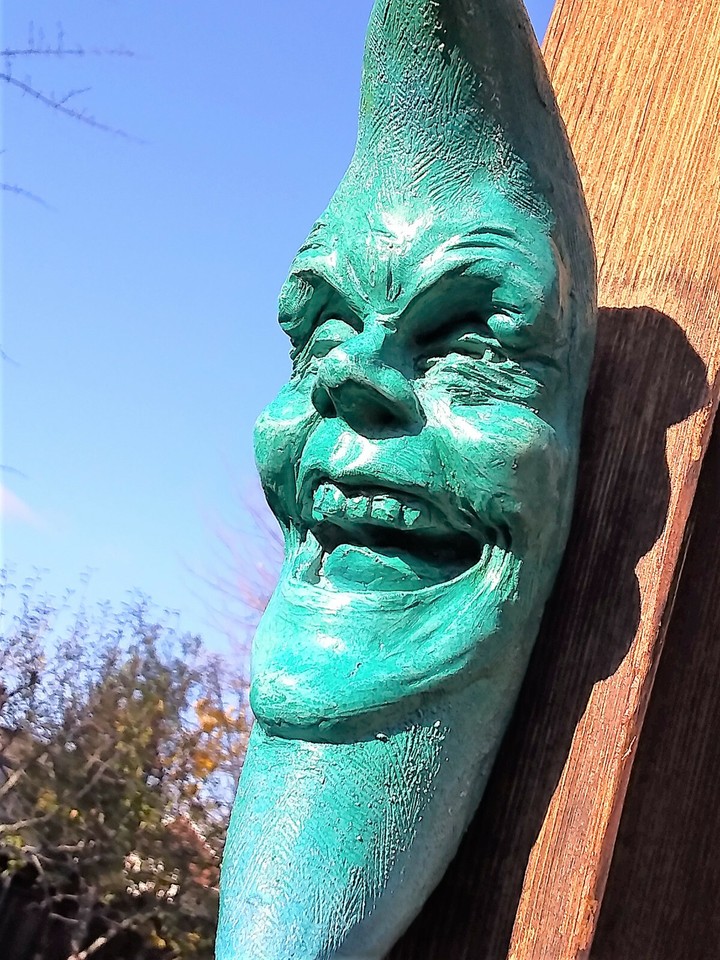 Classic 9" Handmade Laughing Moon Wall Sculpture, Weatherproof and Ready to Hang | eBay