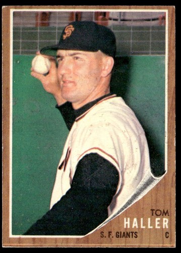 1962 Topps Baseball #356 Tom Haller San Francisco Giants Rookie RC | eBay