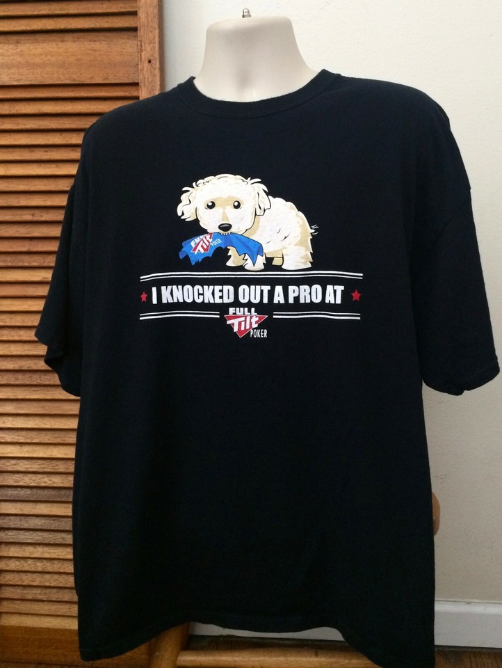 XXL Full Tilt Poker T shirt Cards Poker Collectibles Short Sleeve ...