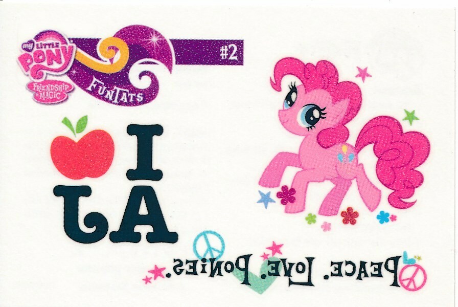 MY LITTLE PONY SERIES 2 FRIENDSHIP IS MAGIC FUN TAT TATTOO CARD #2 | eBay