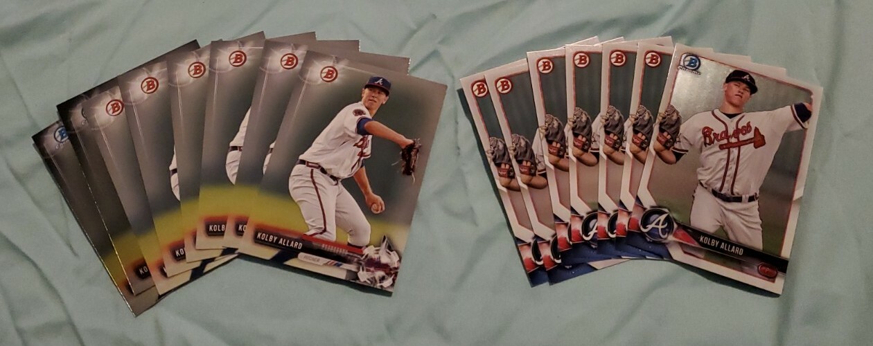 Kolby Allard (15) Card Rookie Lot Atlanta Braves | eBay