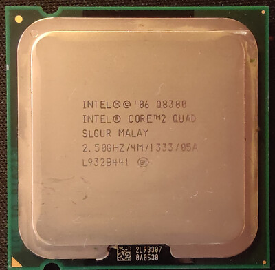 INTEL Core 2 Quad Q8300 2.50GHz SLGUR LGA775 4MB | eBay