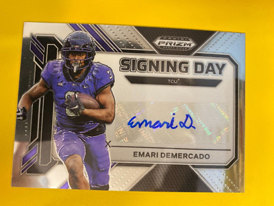 RS17748 2023 Panini Prizm Draft Picks Signing Day Emari Demercado ...