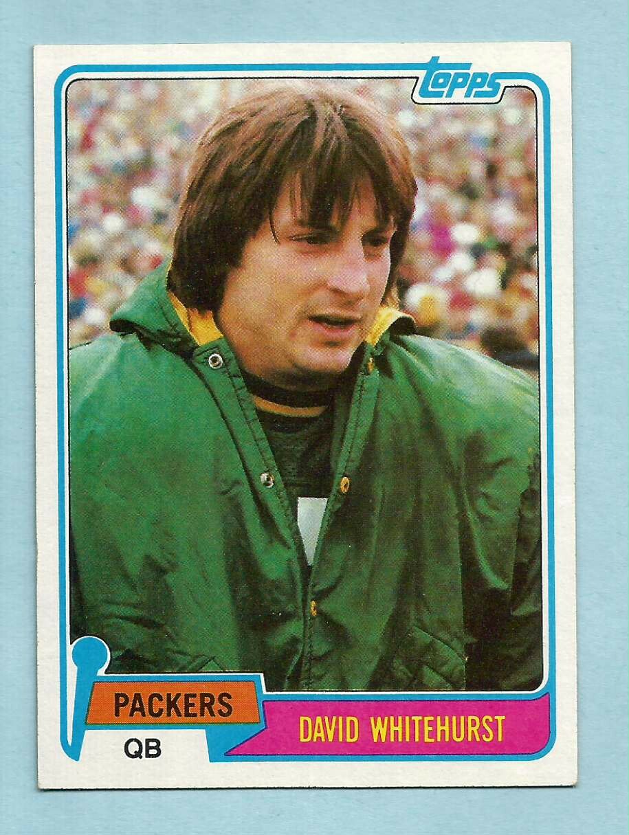1981 Topps Football David Whitehurst #189 Green Bay Packers Furman NM ...