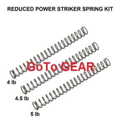 Striker Spring Kit Reduced Power For Glock 17 19 20 21 22 23 26 GEN 1 2 ...