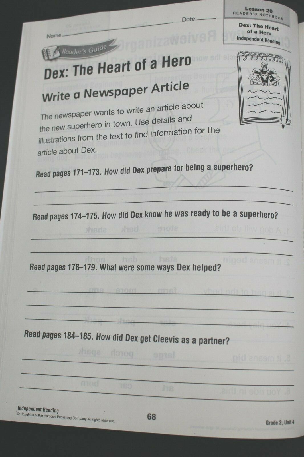 Journeys Common Core Reader's Notebook Grade 2 Volume 2 | eBay