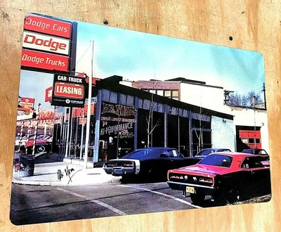 Mr Norms Grand Spaulding Dodge Dealer Aluminum Sign 12"x18" Chicago IL ...
