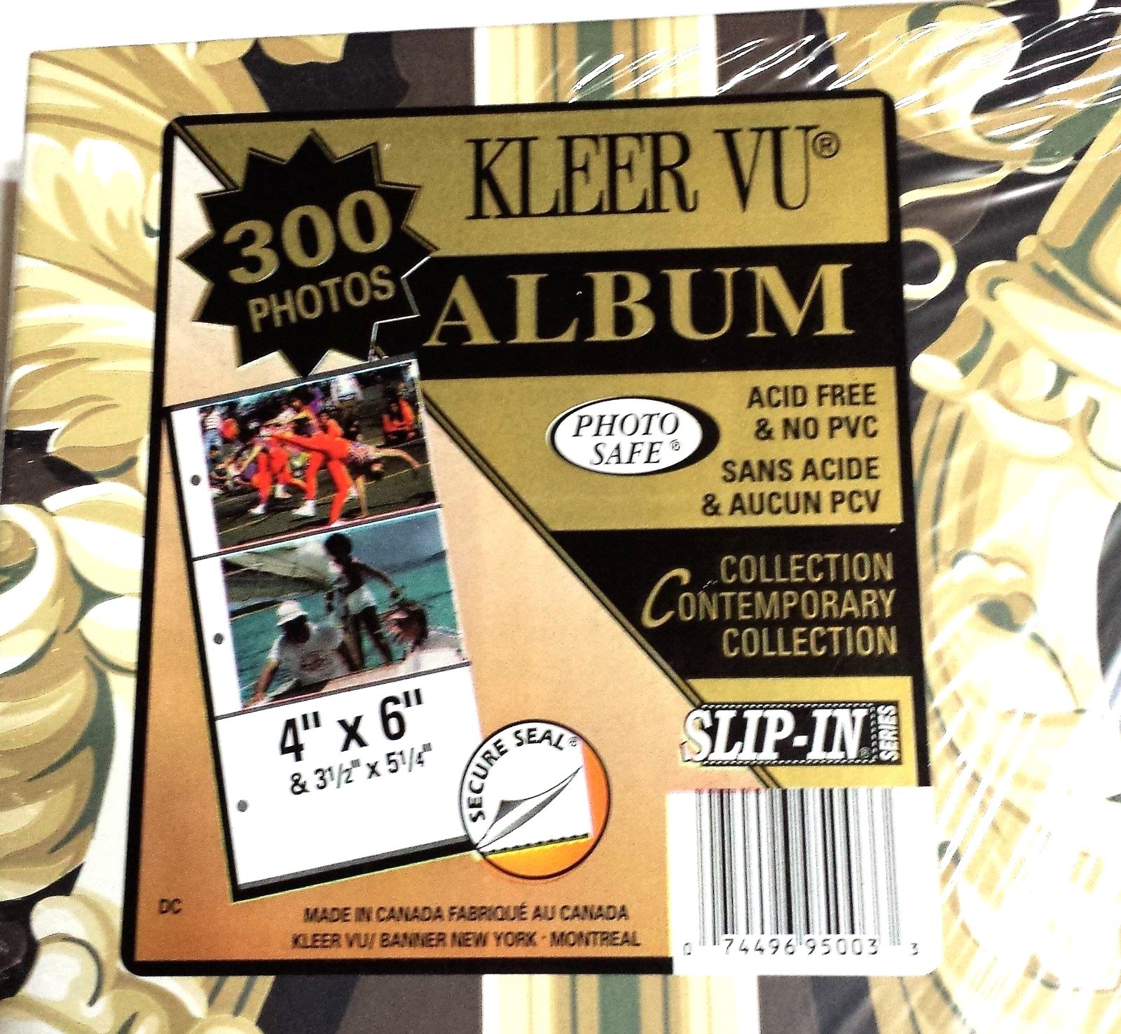 Kleer Vu Photo Album Set of 2 - 300 Photos Each - Slip-In Series Acid ...