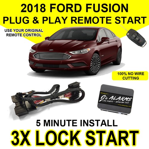 2018 Ford Fusion Remote Start Plug and Play Easy Install Car Starter 3X ...